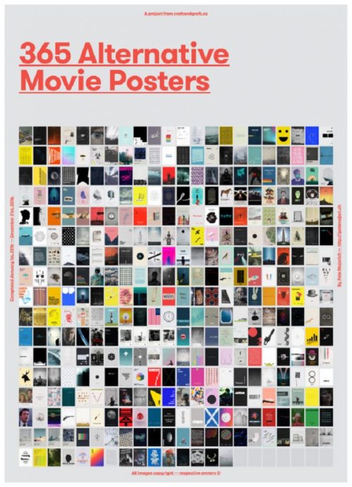 Beautiful Movie Posters in a 365-Day Project