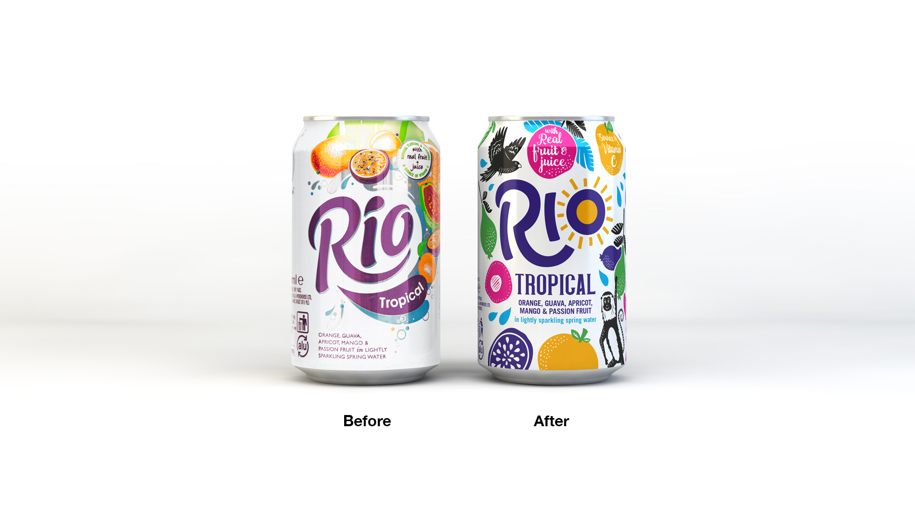 Sun Rays Gently Embrace Brazilian Soft Drink Cans