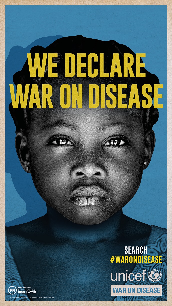 Join UNICEF in Its War Against Diseases!